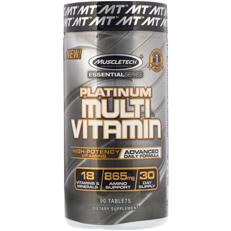 Platinum Multivitamin от MuscleTech: как принимать, отзывы