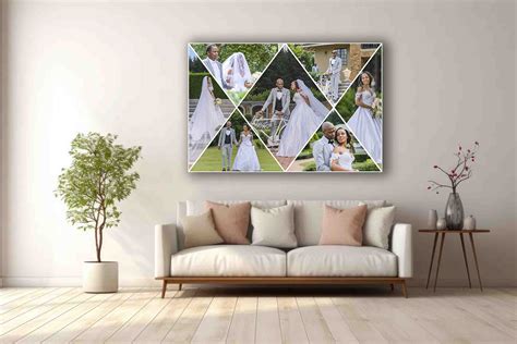 Stunning 7 Images Diagonal Collage Canvas Print Gauteng