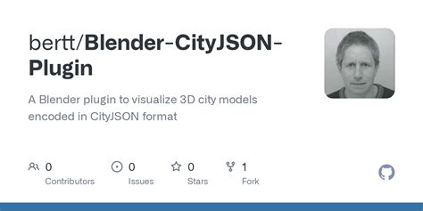 github bertt blender cityjson plugin a blender plugin to visualize