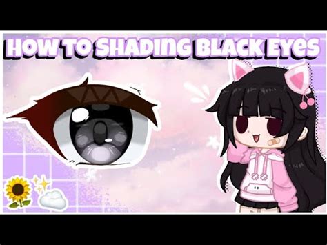 How To Shading Black Eyes Ibis Paint X Gacha Club Tutorial YouTube