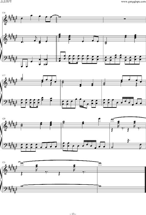 大塚爱 星象仪 钢琴谱 钢琴曲 大塚爱 歌谱简谱网