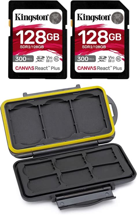 Amazon Kingston Canvas React Plus GB SD Card SDXC UHS II R W U V Full HD