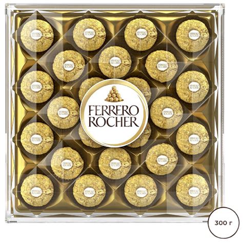Конфеты Ferrero Rocher молочный шоколад и лесной орех, 300г - купить с ...