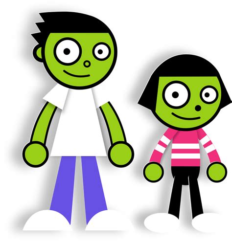 Pbsk Digital Art Dash And Dot 2008 Normal Poses By Marcomahone721 On