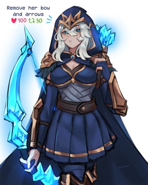 Ashe League Of Legends Drawn By Cookie3w3 Danbooru
