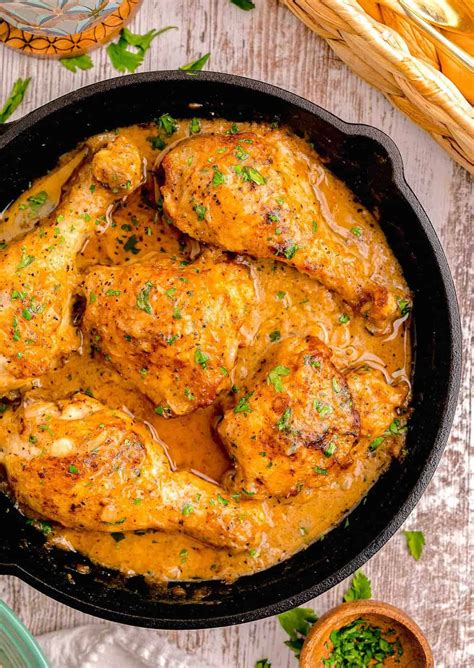 Smothered Chicken Table For Two