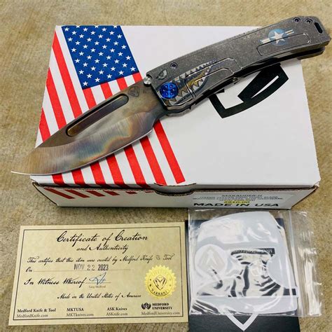 Medford Marauder H S45vn 375 Vulcan Drop Point Blade Warthog Stars