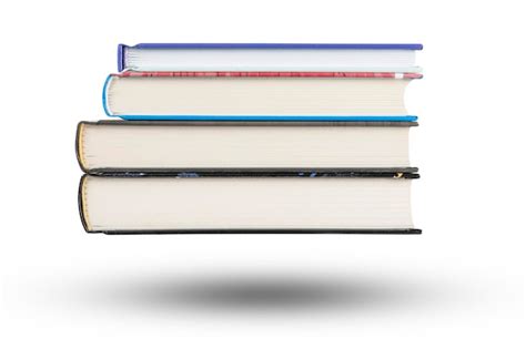Premium Photo Stack Of Books Isolate On White Background A Stack Of