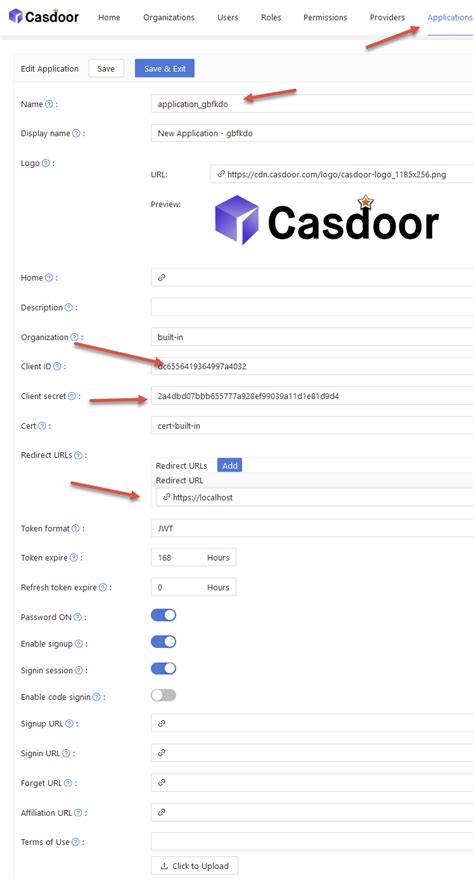 Asp Net Core Net Demo Authentication Project Using Local Casdoor Docker Container On Windows