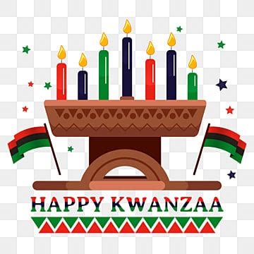 Kwanzaa Flat Style Crops And Candlestick Illustration Crops Kwanzaa