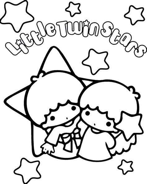 Sanrio Coloring Pages Little Twin Stars Sanrio Coloring Pages Little Twin Stars