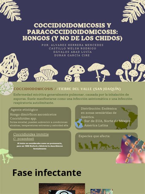 Coccidioidomicosis Y Paracocci Pdf Especialidades Medicas