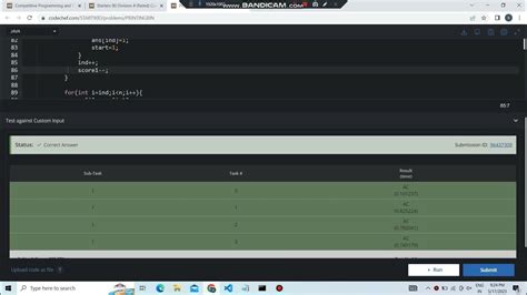 Printing Binary Array Codechef Starters 90 Solution Code In