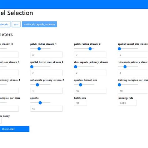 Model Parameter Selection Page Download Scientific Diagram