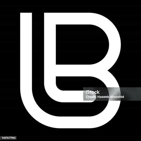 Logo Bl Minimal Icône Dune Lettre Lb Sur Fond De Luxe Idée De Logo