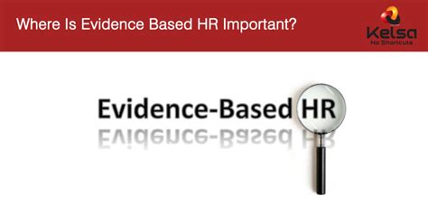 Where Is Evidence Based HR Important Kelsa Solutions