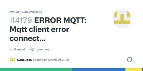 Error Mqtt Mqtt Client Error Connect Econnrefused 192168021883