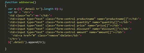 Create Dynamic Invoice Form Using PHP