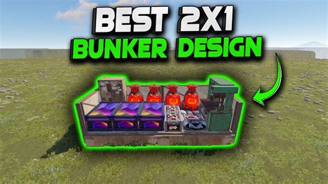Best 2X1 BUNKER DESIGN Rust Rust Building Tutorial 2023 YouTube