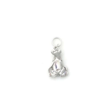 Sterling Silver Schnauzer Charm Silver Schnauzer Pendant Etsy