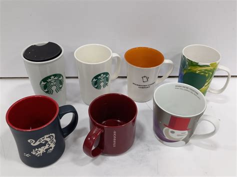 Buy The Bundle Of 7 Assorted Starbucks Ceramic Coffee Mugs And Tumbler