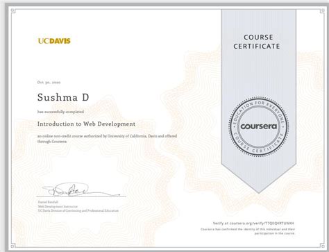 Sushma D On Linkedin Hello Connections I Have Completed My Course At