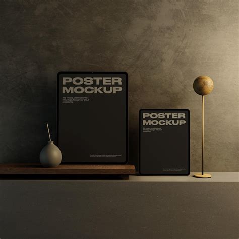 Premium Psd 3d Minimal Tablet Mockup