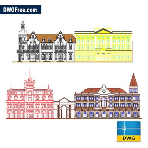 Architectural Building Elevation Dwg Cad Drawing 2021 Dwgfree