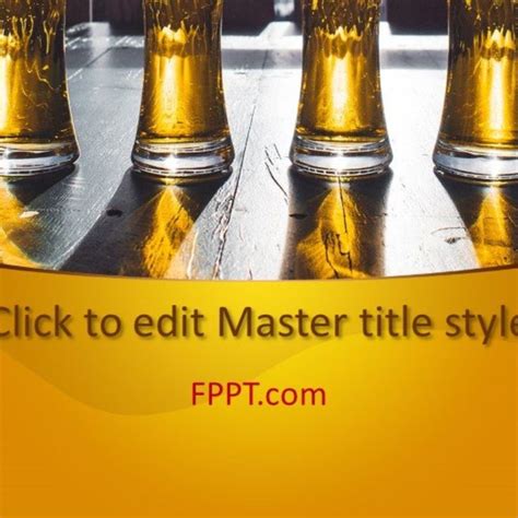 Free Beer Powerpoint Template Powerpoint Template Free Powerpoint