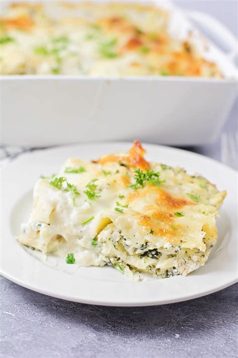 White Chicken Lasagna The Baker Upstairs