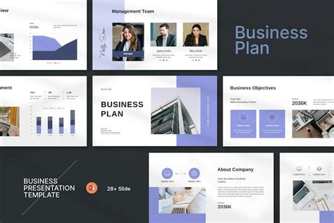Шаблон презентации бизнес плана Шаблоны презентаций Включая агентство и бизнес Envato Elements