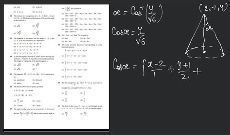 A Parallelopiped Is Formed By Planes Drawn Through The Points 2 3 5 And