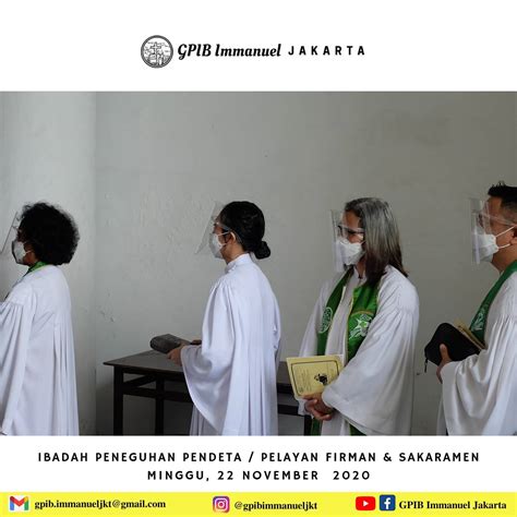 Ibadah Peneguhan Pendeta Pelayan Gpib Immanuel Jakarta