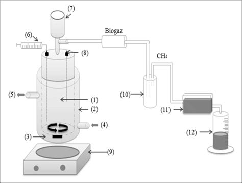 Experimental Set Up Used For The Anaerobic Digestion Experiments 1