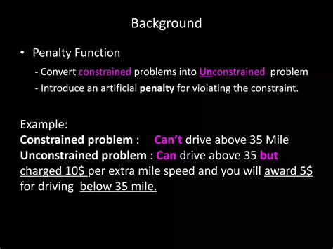 Adaptive Penalty Function In Genetic Algorithms Ppt