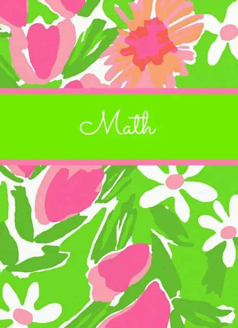 Math Binder Covers