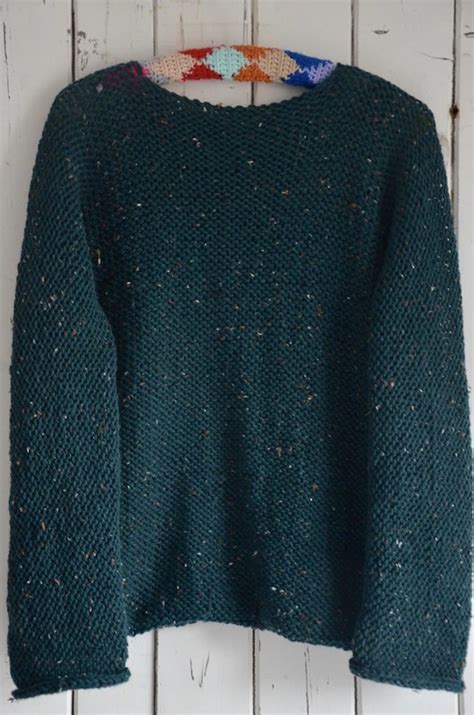 Woodwoolstool Knitted One Piece Sweater Pattern Easy Level