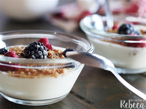 La Cocina De Rebeca Yogur Con Avena Y Fruta