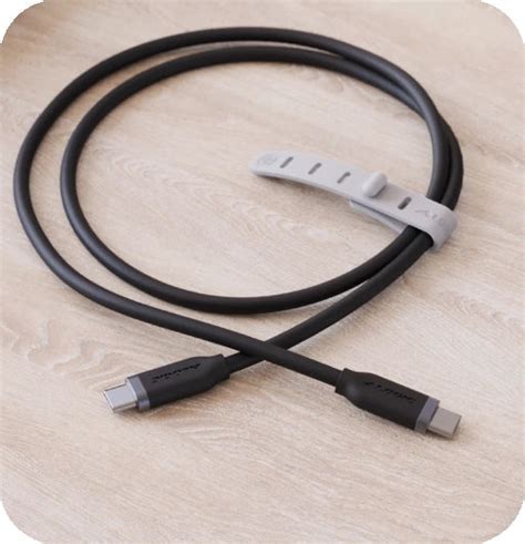 Usb C Silicone Flexible Charging Cable W