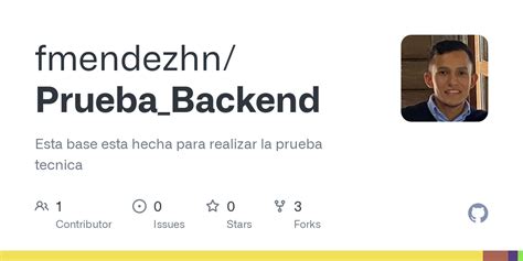 Github Fmendezhn Prueba Backend Esta Base Esta Hecha Para Realizar