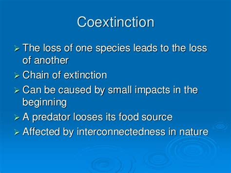 Ecological Extinction