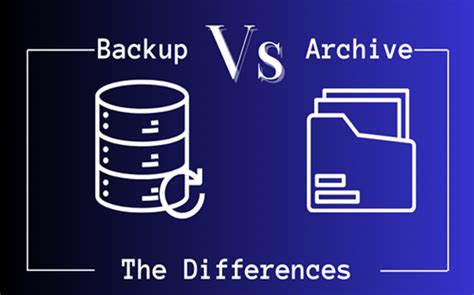What Is The Difference Between Backup VS Archive