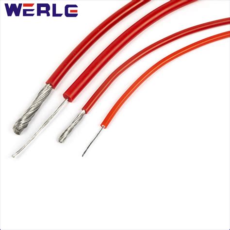 PVC Insulated Electric Wire Tinned Pure Copper Conductor UL Color Customization AWG Wire