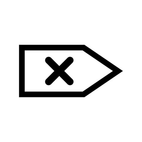 Premium Vector Delete Icon Vector