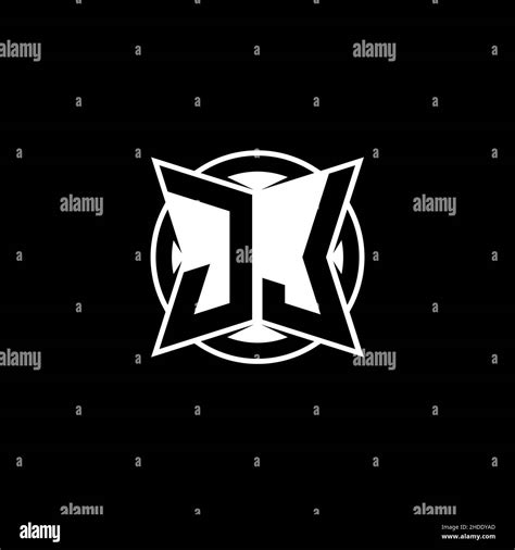 Jl Monogram Logo Letter With Simple Modern Shape Style Design Circle
