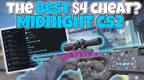 The Best Cs2 Cheat For 4 Midnight Cs2 Showcase Youtube
