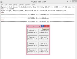 Tkinter Table How Tkinter In Python Gui Works With Examples