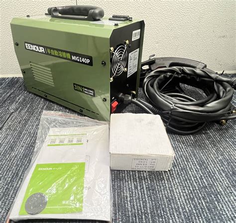 Yahooオークション 【極美品】eenour 半自動溶接機 Mig140p 最大出