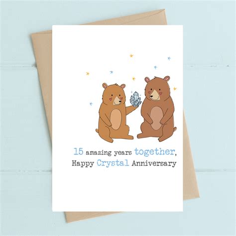 Anniversary 15 Amazing Years Together Dandelion Stationery