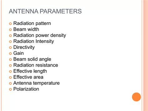 Antenna Parameterspptx